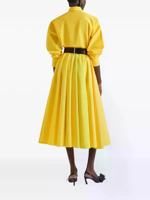Givenchy Long Circular Skirt In Poplin