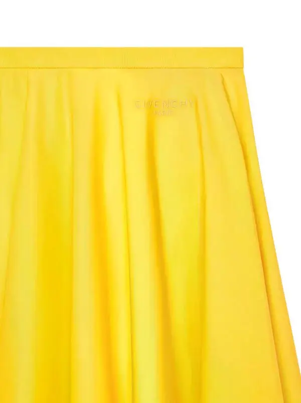 Givenchy Long Circular Skirt In Poplin
