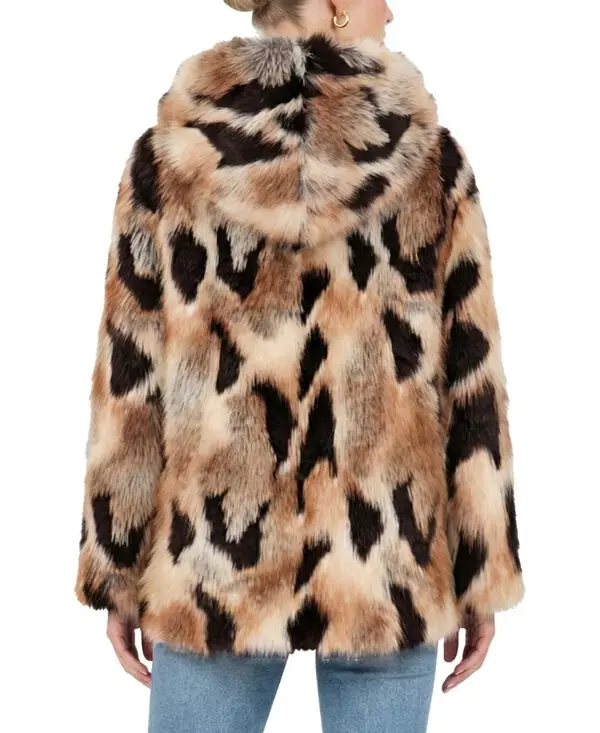 LYLA GRANT Faux Fur Parka
