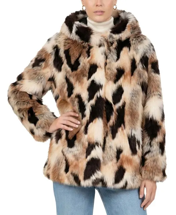 LYLA GRANT Faux Fur Parka