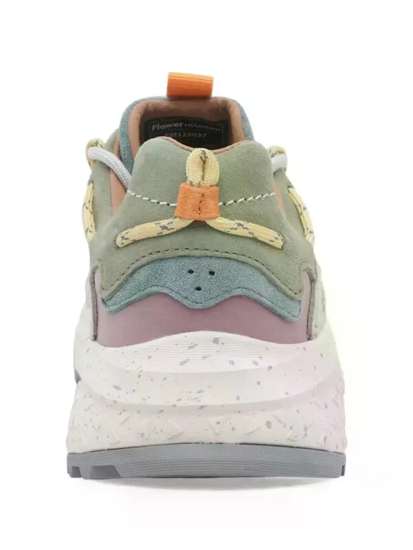 FLOWER MOUNTAIN Yamabushi Suede-panelled Sneakers