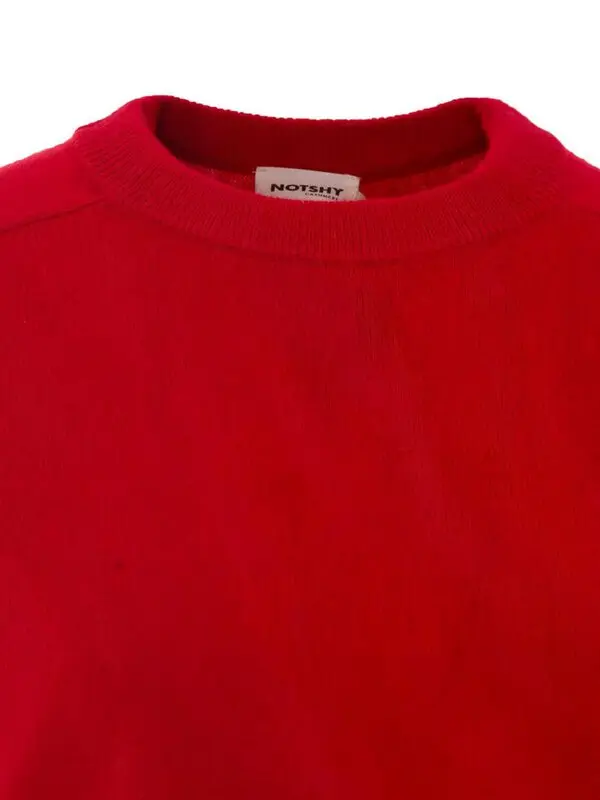 NOTSHY Lilou Short-sleeve Sweater - Red