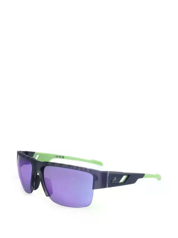 Adidas Rectangle-frame Tinted Sunglasses - Grey