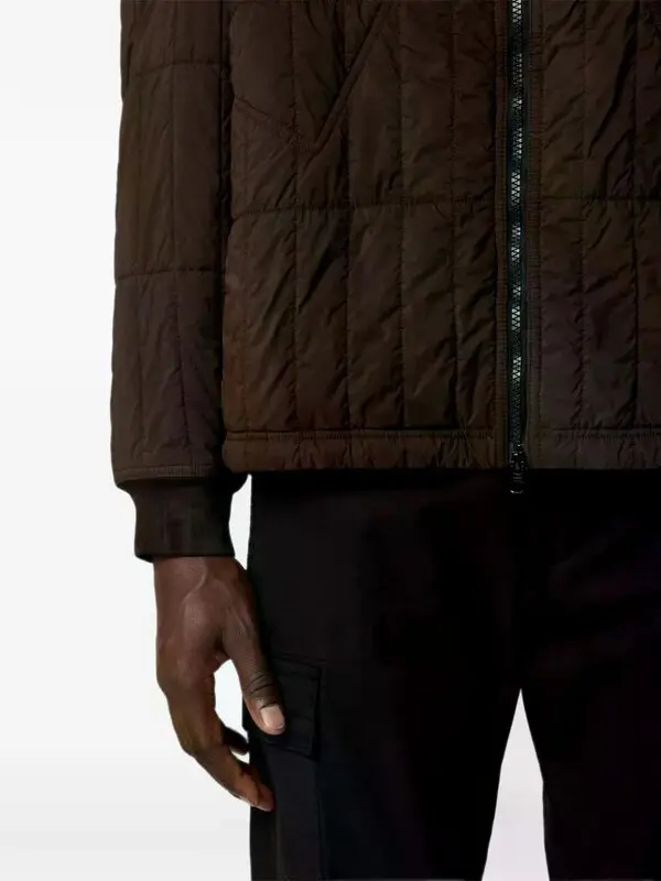 Stone Island 4100015 Ultralight Nylon Quilted-tc Jacket - Brown