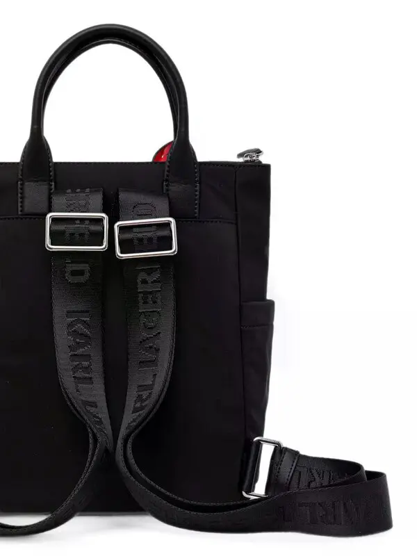 Karl Lagerfeld Logo-plaque Ikonik Charm Backpack