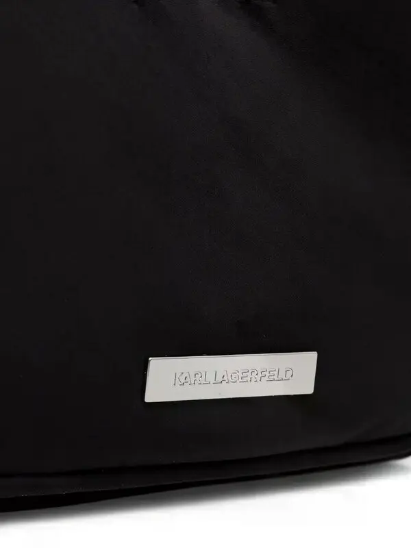 Karl Lagerfeld Logo-plaque Ikonik Charm Backpack