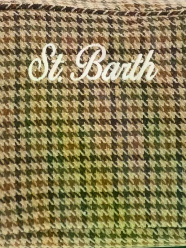 MC2 SAINT BARTH Westwood Houndstooth Wash Bag