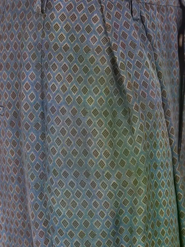 UMA WANG Paella Geometric-print Trousers