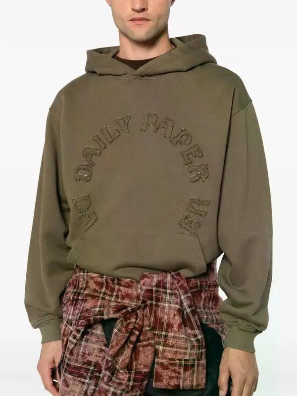 DAILY PAPER Orbit Logo-patch Hoodie