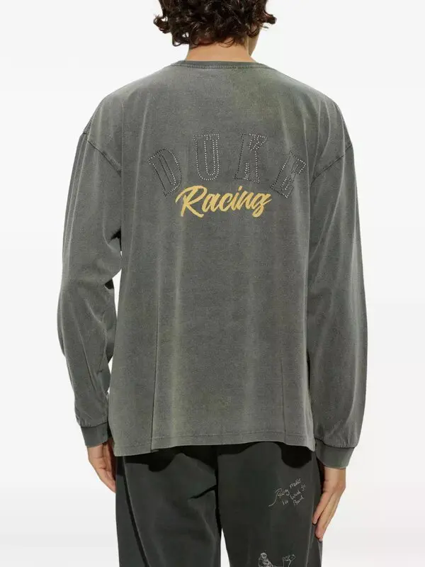 DUKE + DEXTER Dr4 Patch-detail Long-sleeve T-shirt