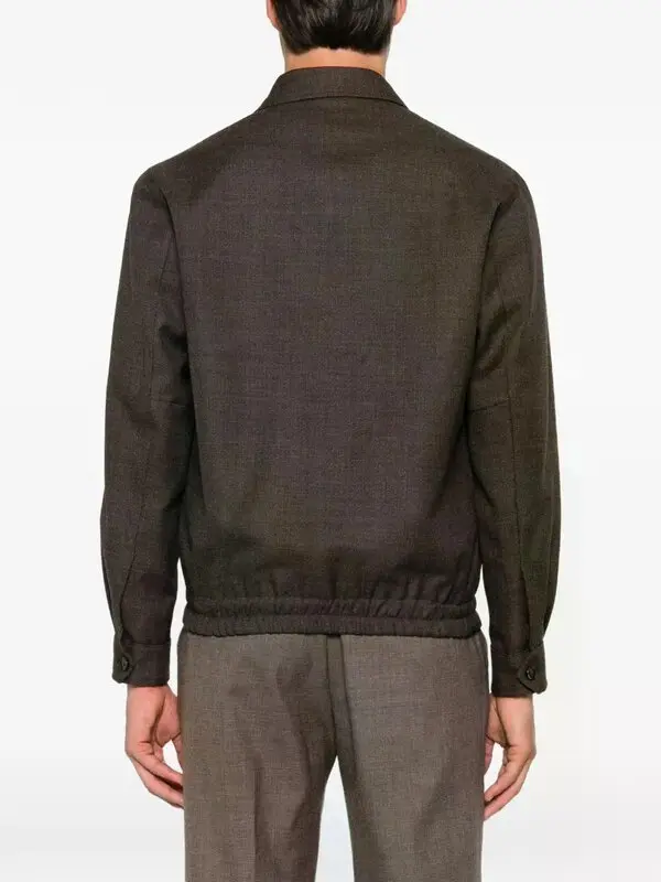 BRIGLIA 1949 Flap-pocket Elasticated-hem Jacket