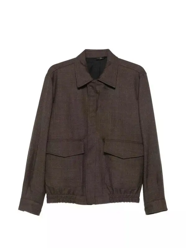 BRIGLIA 1949 Flap-pocket Elasticated-hem Jacket