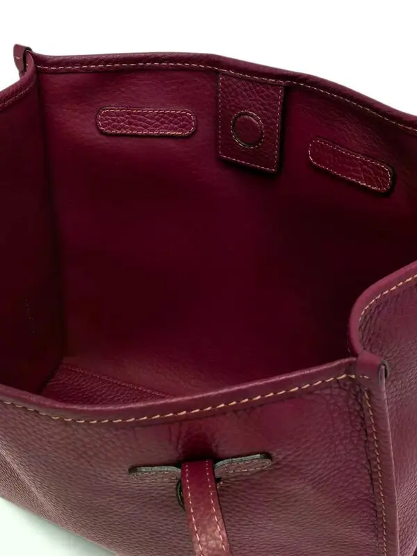 GIANNI CHIARINI Large Marcella Grained Leather Shoulder Bag