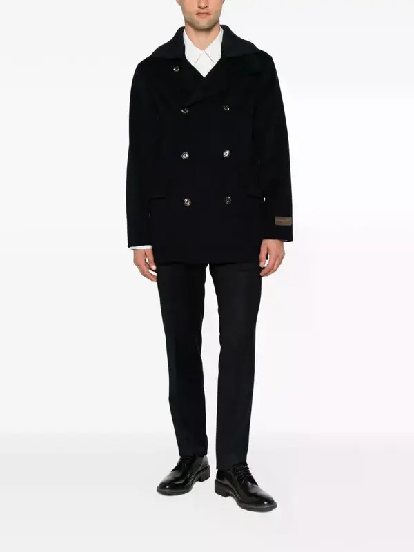 ON THE BUND Double-breasted Pea Coat