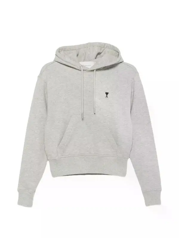 AMI Paris De Coeur Hoodie - Grey