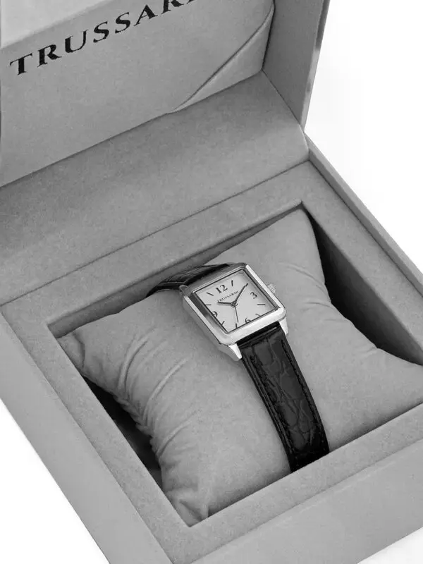 TRUSSARDI T-shape Square-face Leather-strap 28mm Watch