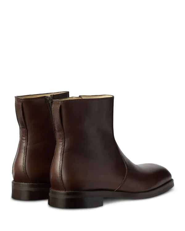 LEMAIRE Leather Zip Up Boots