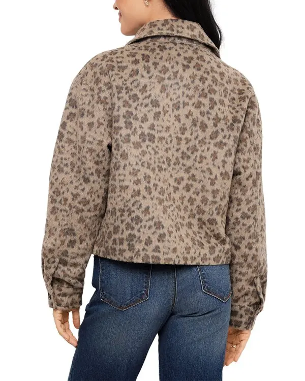 Karen Kane Brushed Faux Fur Shirt Jacket