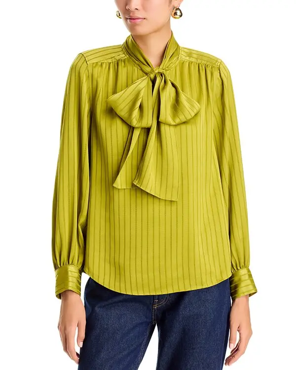 Sonia Rykiel Paris Long Sleeve Bow Blouse