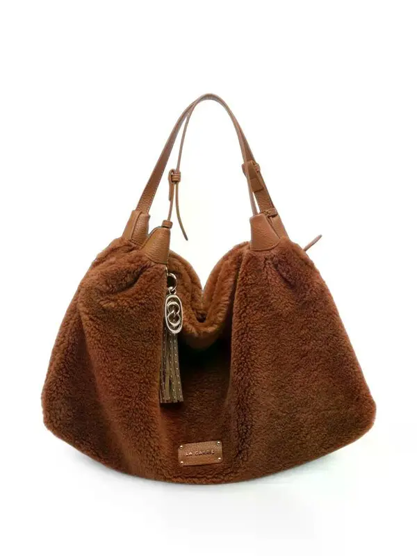 LA CARRIE Teddy Shoulder Bag - Brown