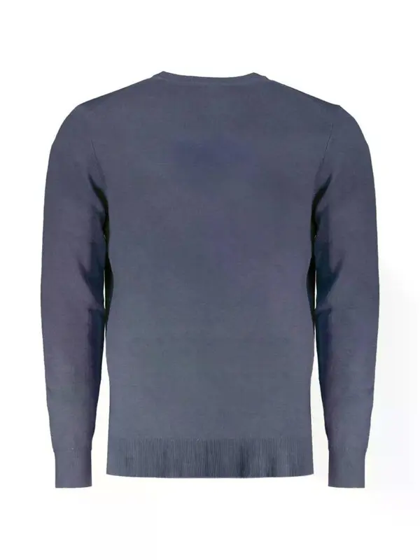 NORWEGIAN RAIN Logo-patch Crew-neck Sweater