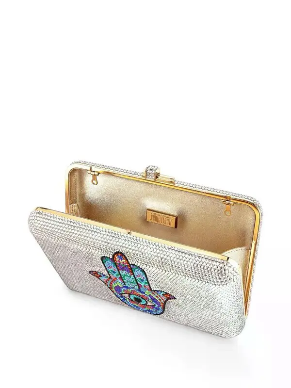 Judith Leiber Hamsa Crystal-embellished Mini Bag