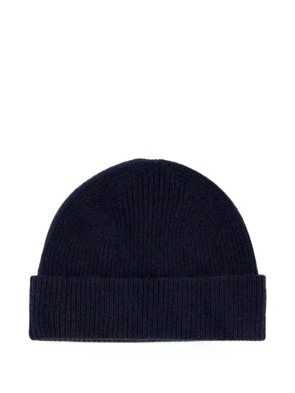 Zegna Ribbed-knit Beanie Hat