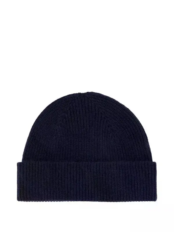 Zegna Ribbed-knit Beanie Hat