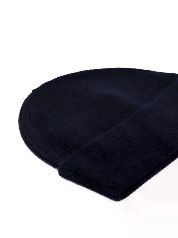Zegna Ribbed-knit Beanie Hat
