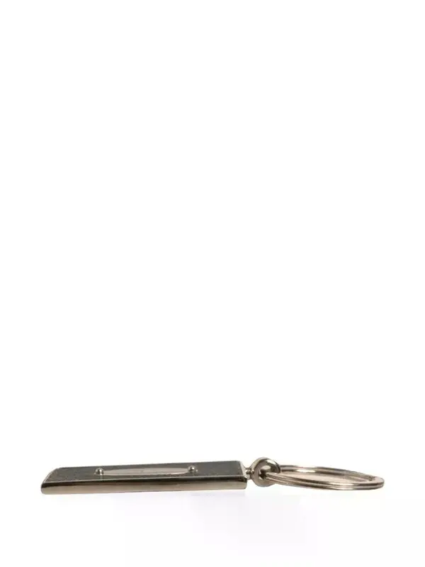 Dolce & Gabbana Logo-plaque Leather Keychain