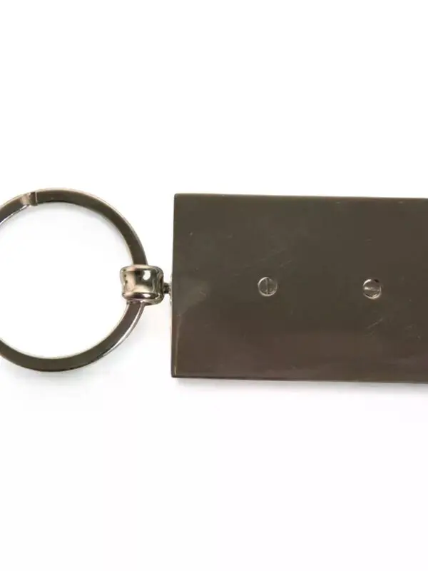 Dolce & Gabbana Logo-plaque Leather Keychain