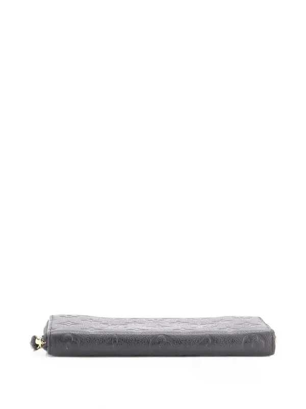 LOUIS VUITTON Clemence Wallet Monogram Empreinte Leather Small Wallets