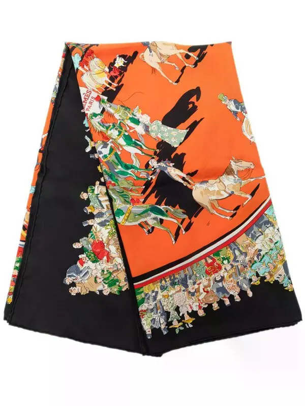 Hermès 2000-2026 Cirque Molier Silk Scarf 90 Scarves