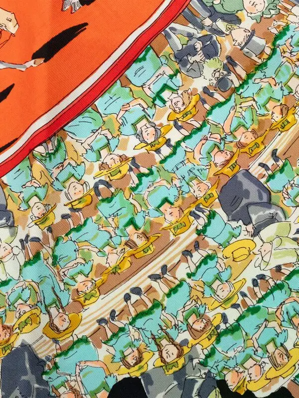Hermès 2000-2026 Cirque Molier Silk Scarf 90 Scarves