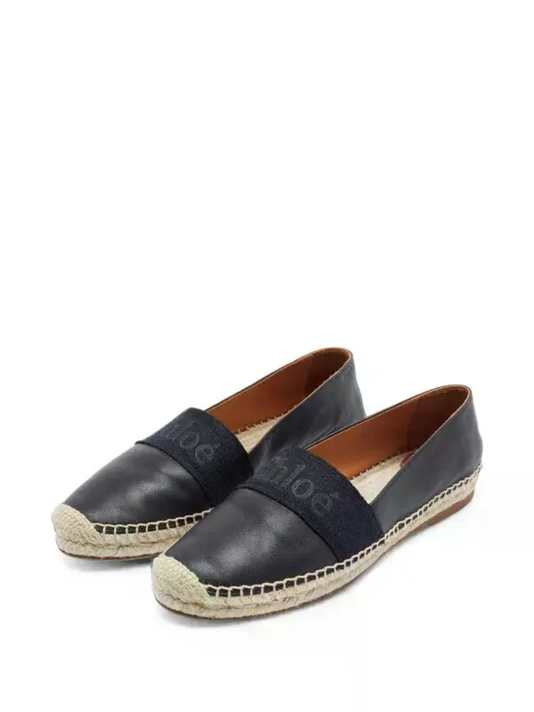 Chloé Piia Logo-embroidered Espadrilles