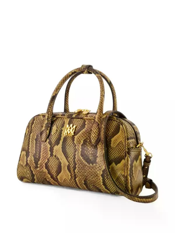 Amiri Python Embossed Ma Bowling Bag