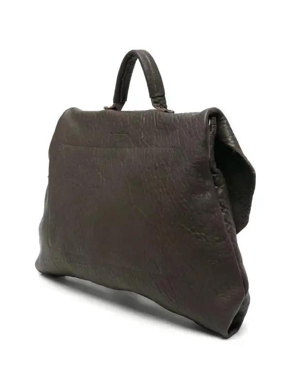 UN TE' DA MATTI Leone Leather Tote Bag