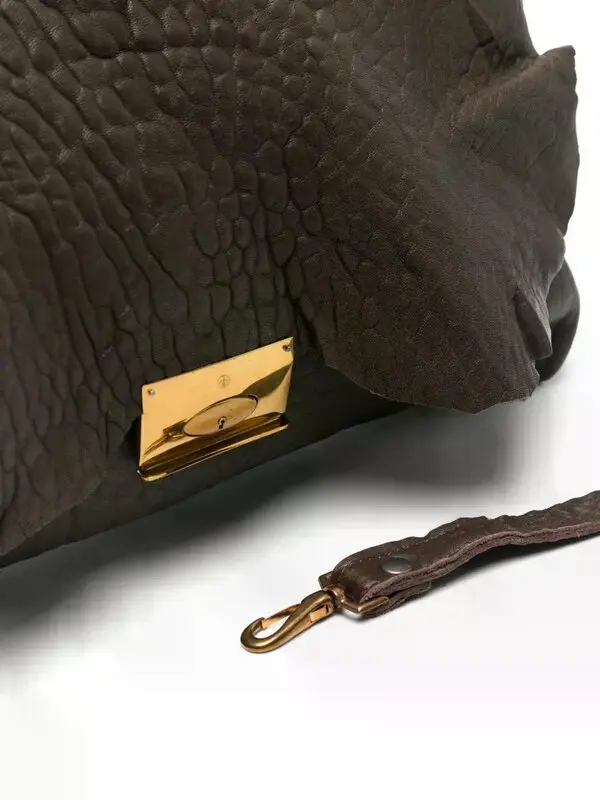 UN TE' DA MATTI Leone Leather Tote Bag