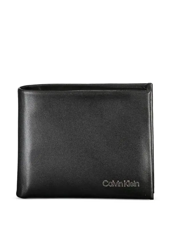 Calvin Klein Logo-print Bi-fold Wallet - Black