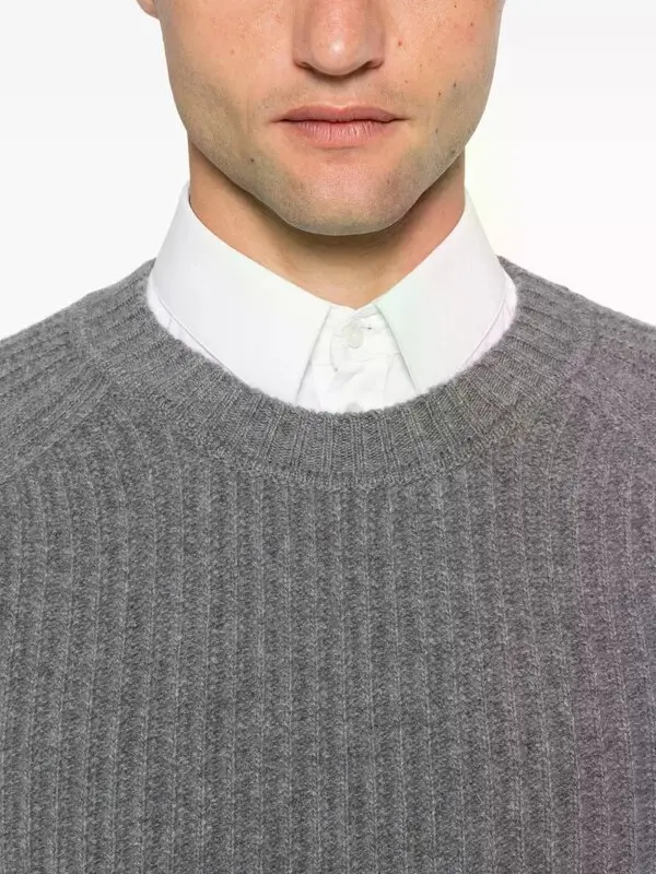 Fedeli Ribbed Raglan-sleeve Sweater