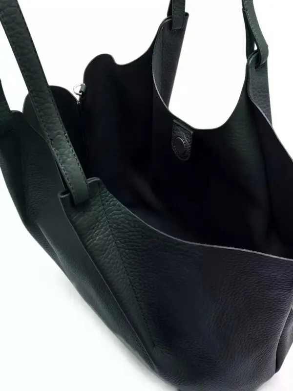 GIANNI CHIARINI Dua Grained Leather Shoulder Bag
