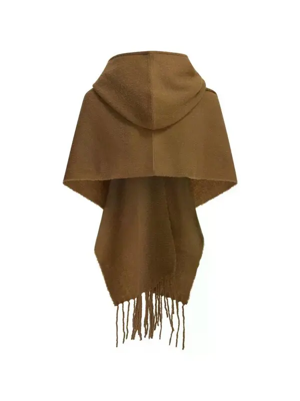Destin Fringed Hooded Poncho