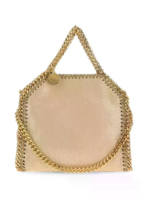 Stella McCartney Tiny Falabella Chain-trim Tote Bag - Neutrals