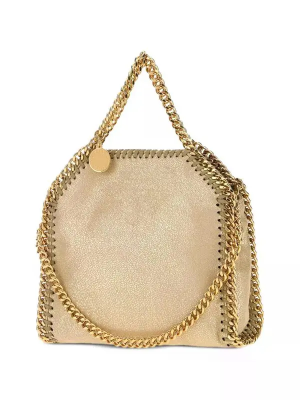 Stella McCartney Tiny Falabella Chain-trim Tote Bag - Neutrals