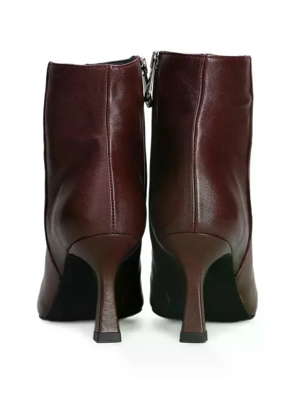 PEDRO MIRALLES Pointed-toe Leather Ankle Boots
