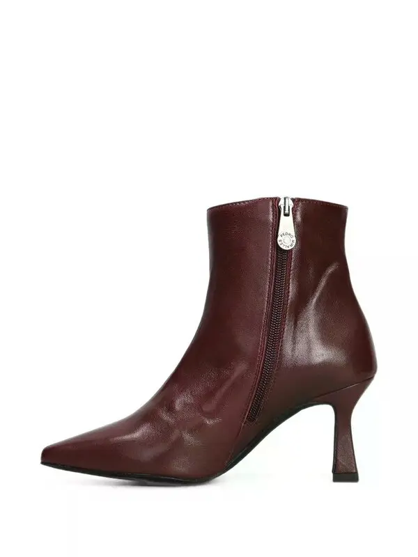 PEDRO MIRALLES Pointed-toe Leather Ankle Boots