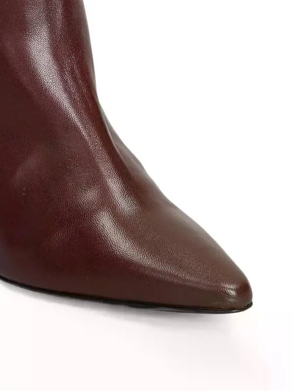 PEDRO MIRALLES Pointed-toe Leather Ankle Boots