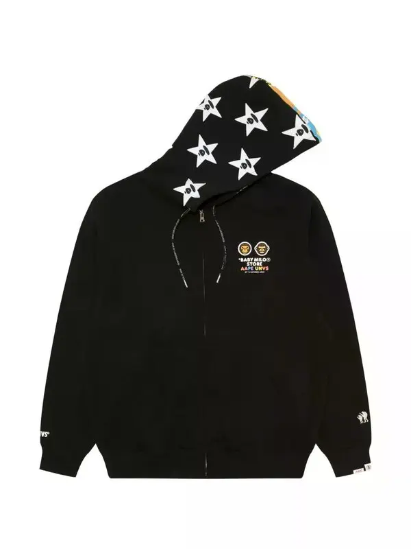AAPE BY *A BATHING APE X Baby Milo Zip-up Hoodie - Black