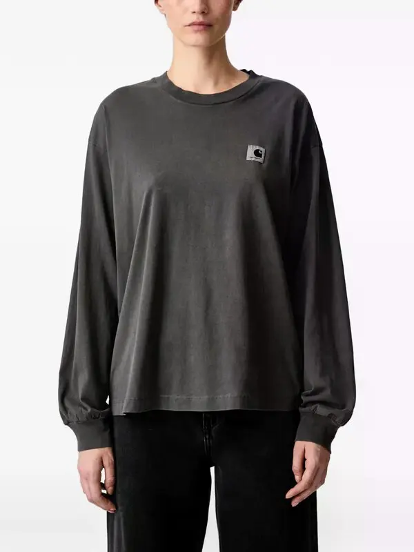 Carhartt Work In Progress Nelson Logo-patch Long-sleeve T-shirt