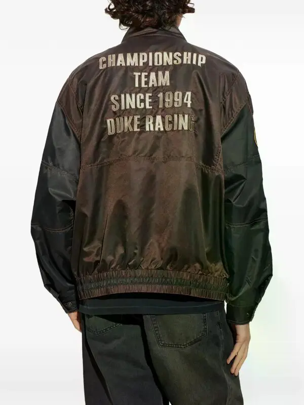 DUKE + DEXTER Dr4 Patch-embellished Bomber Jacket